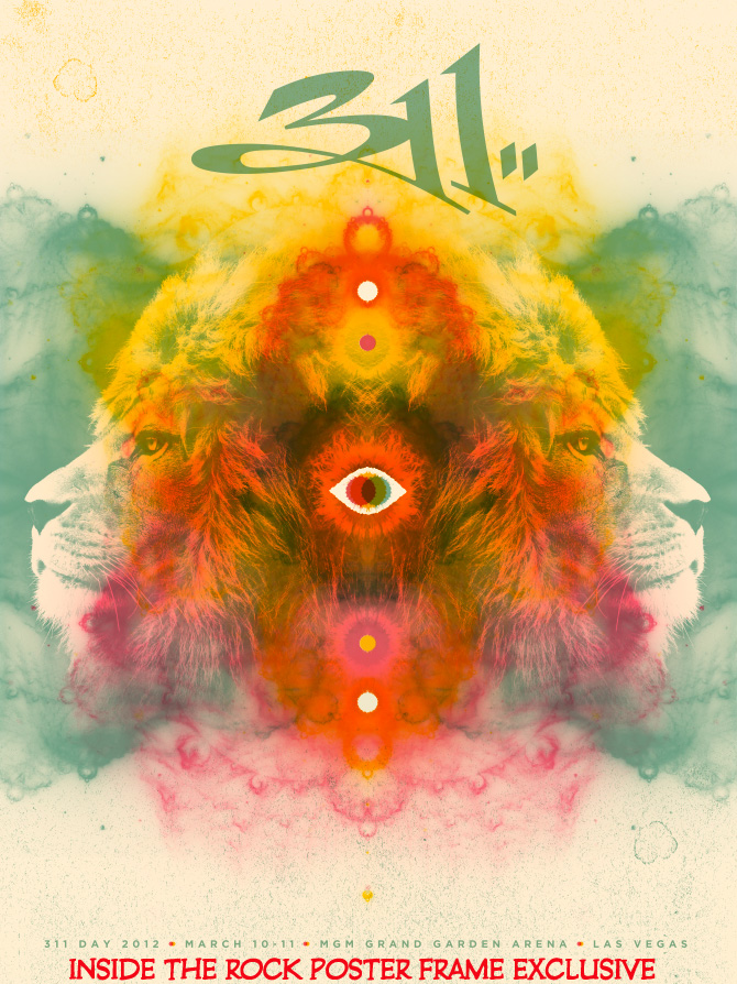 INSIDE THE ROCK POSTER FRAME BLOG: EXCLUSIVE WORLD PREMIERE 311 Day ...