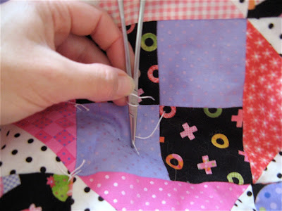 Sew Fabulous Quilt Shop: Tutorial - How To Hand Tie A Quilt