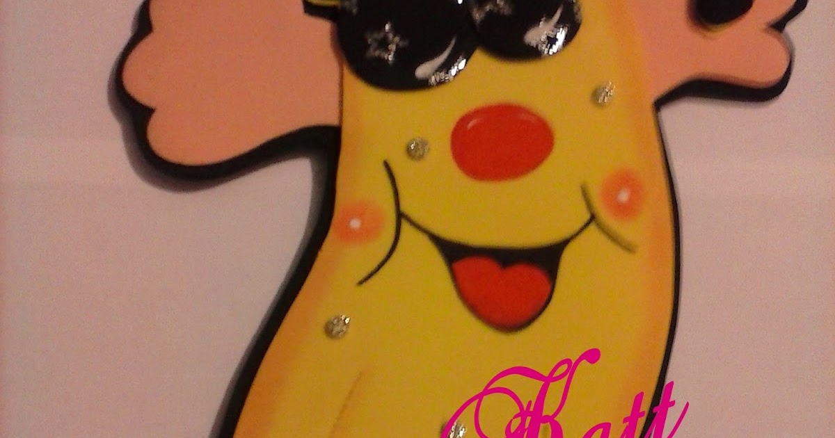 Aplique para la cocina banano en foami