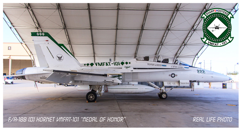 Eight Shades of Blue: USMC F/A-18D Hornet VMFAT-101 2012 "Medal of Honor"