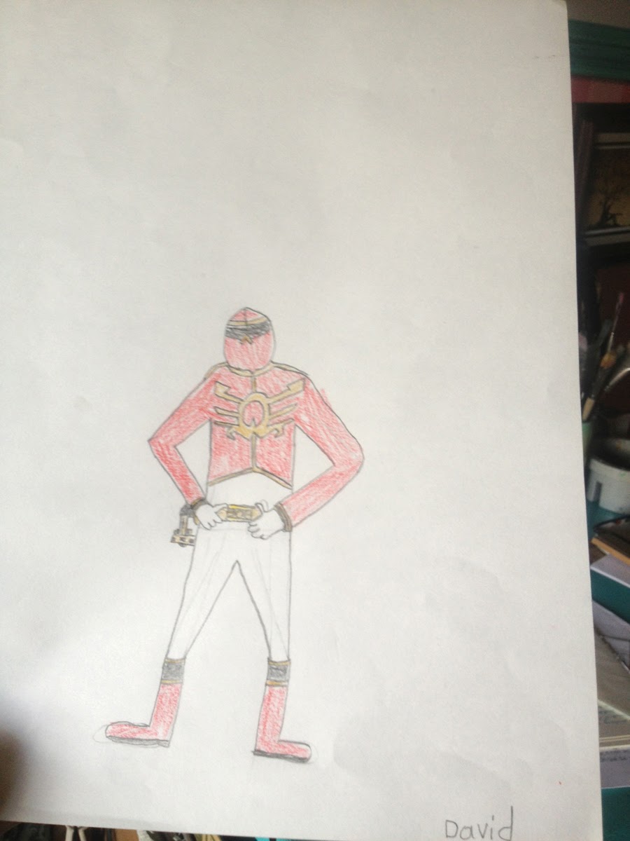 nic's sketchbook: "Mighty Fat Power Ranger"