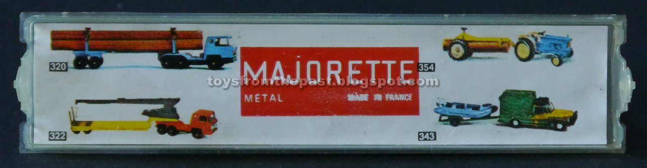 Toys from the Past: #893 MAJORETTE - SEVERAL BOXED MODELS (1972 to 1977)