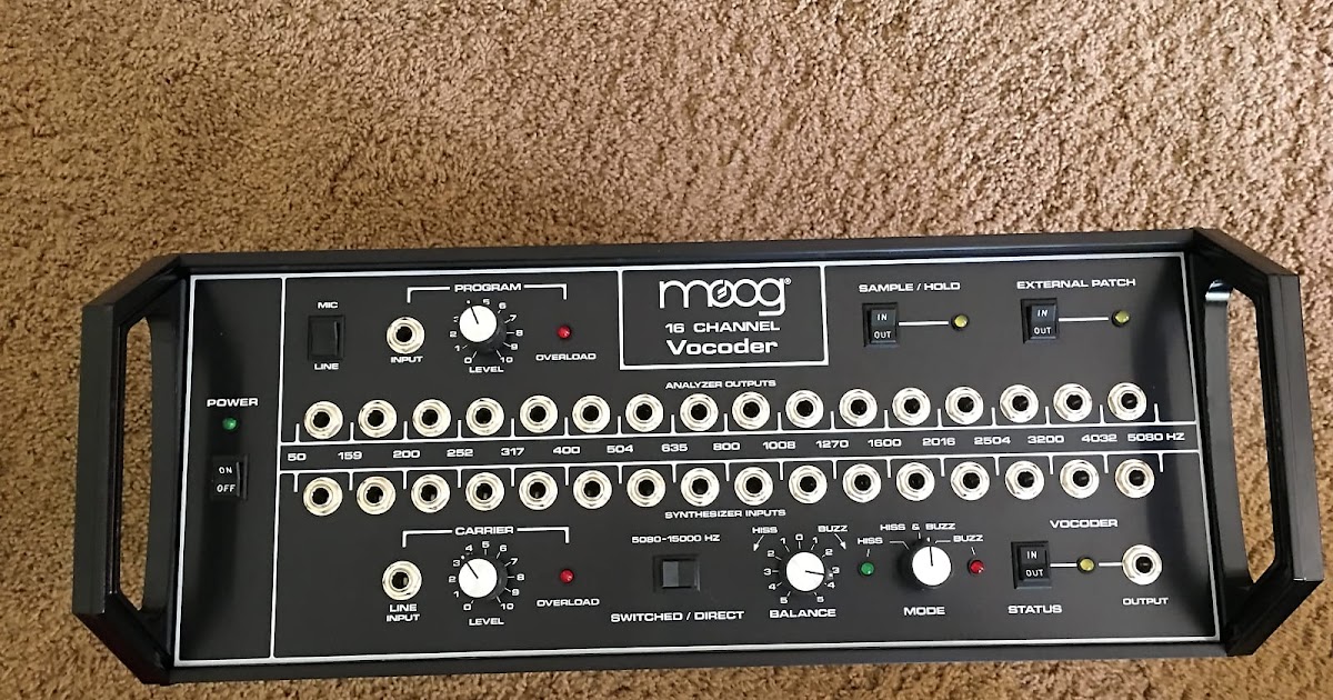 MATRIXSYNTH: Moog 16-Channel Vocoder MBVO SN 0028