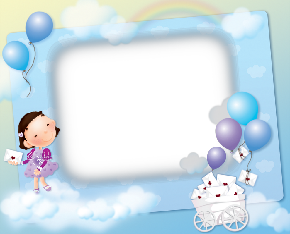 Marcos Para Fotos Infantiles en Png. Dibujos de Niños. ~ Marcos Gratis ...