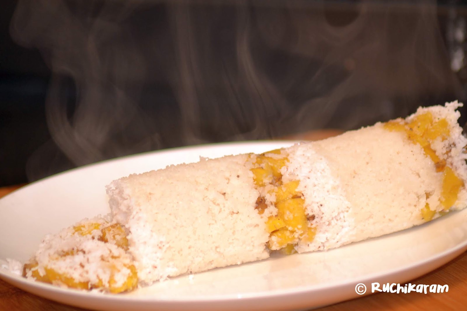 Ruchikaram: Kerala Special Pazham Puttu | Nenthra Pazham Puttu