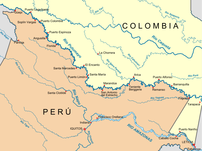 FRONTERAS VIVAS DEL PERÚ: RELACIÓN CON COLOMBIA