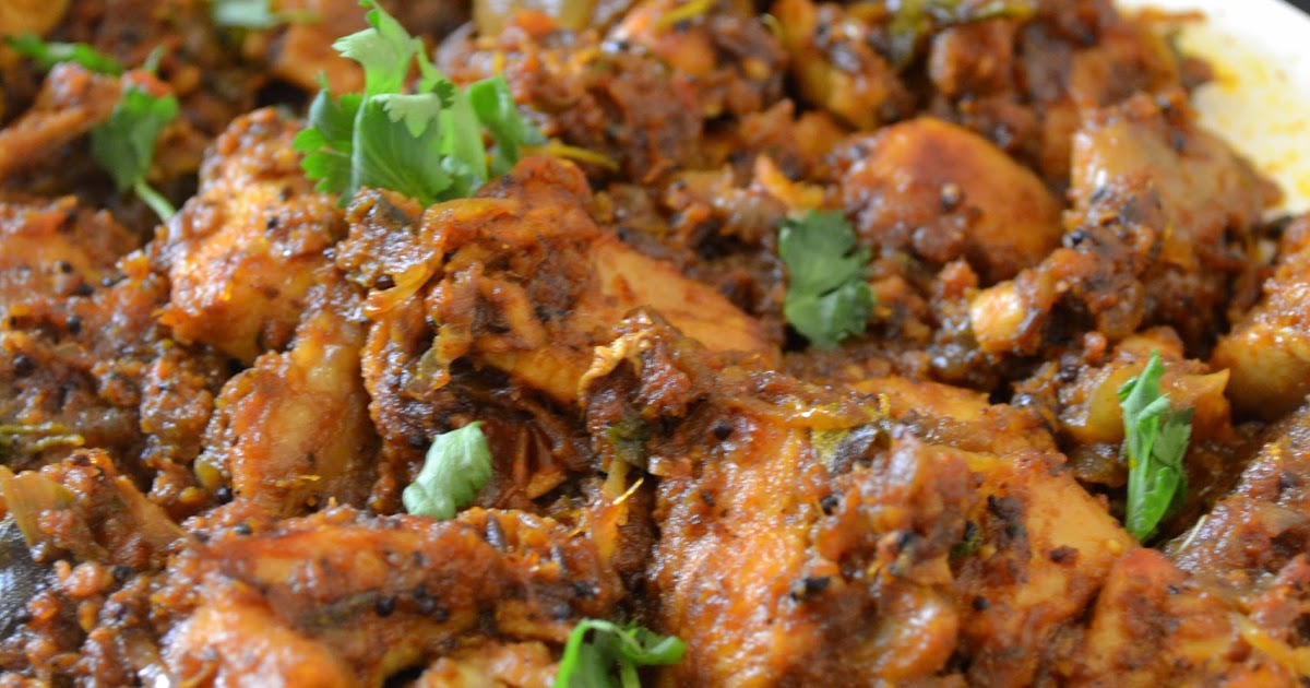 Pepper Chicken Chettinad / Milagu Kozhi Varuval