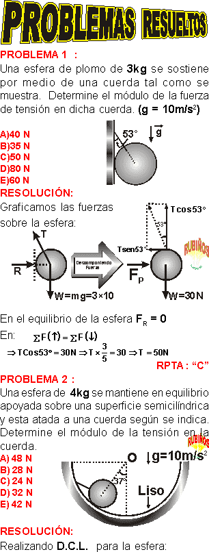 ESTÁTICA EJERCICIOS RESUELTOS CON EXPLICACIONES PASO PASO PDF