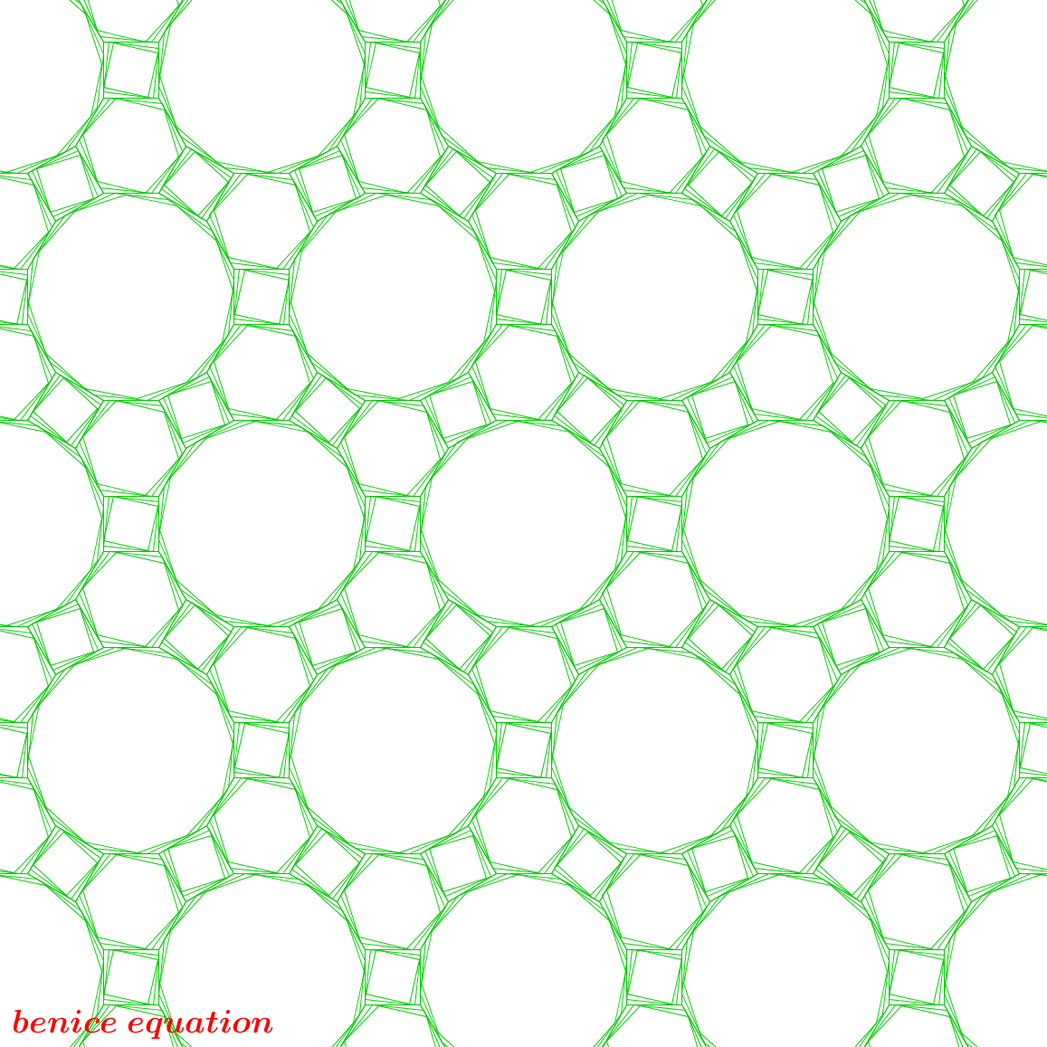 Fun math art (pictures) - benice equation: Tiling by Nested Polygons (2)