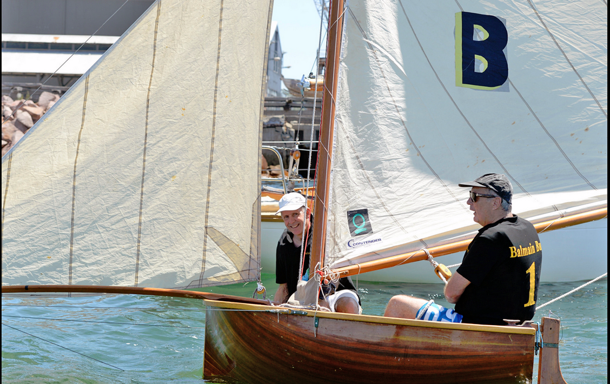 Earwigoagin: Header Photo: "Wee Georgie" Aussie Historical 6-Foot Skiff