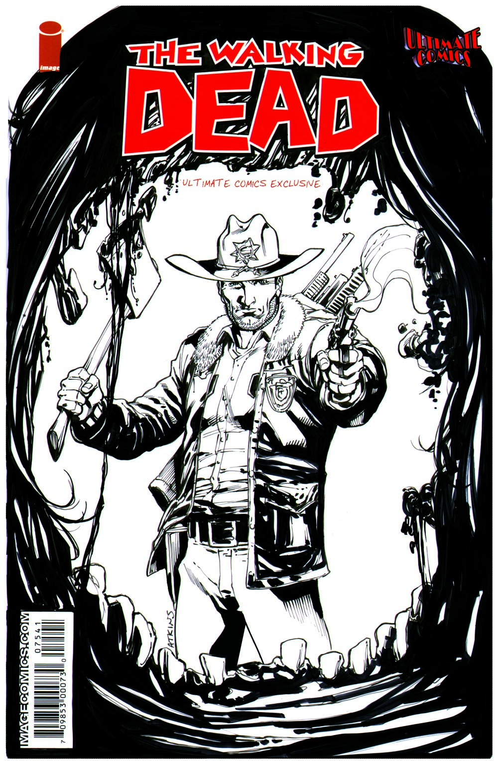Walking Dead Comic Rick Cover