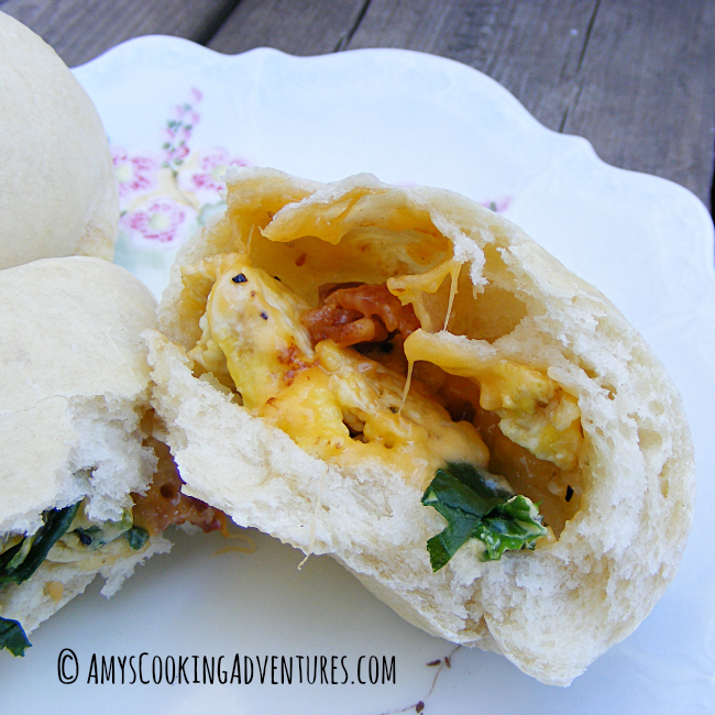 Breakfast Stuffed Buns {Bun Week}