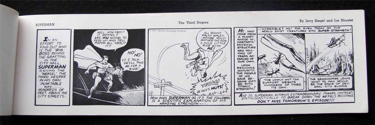 Kleefeld on Comics: On Strips: The Original Superman Strip