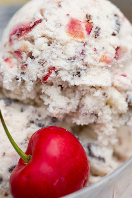 Irresistible Fresh Cherry-Dark Chocolate Ice Cream