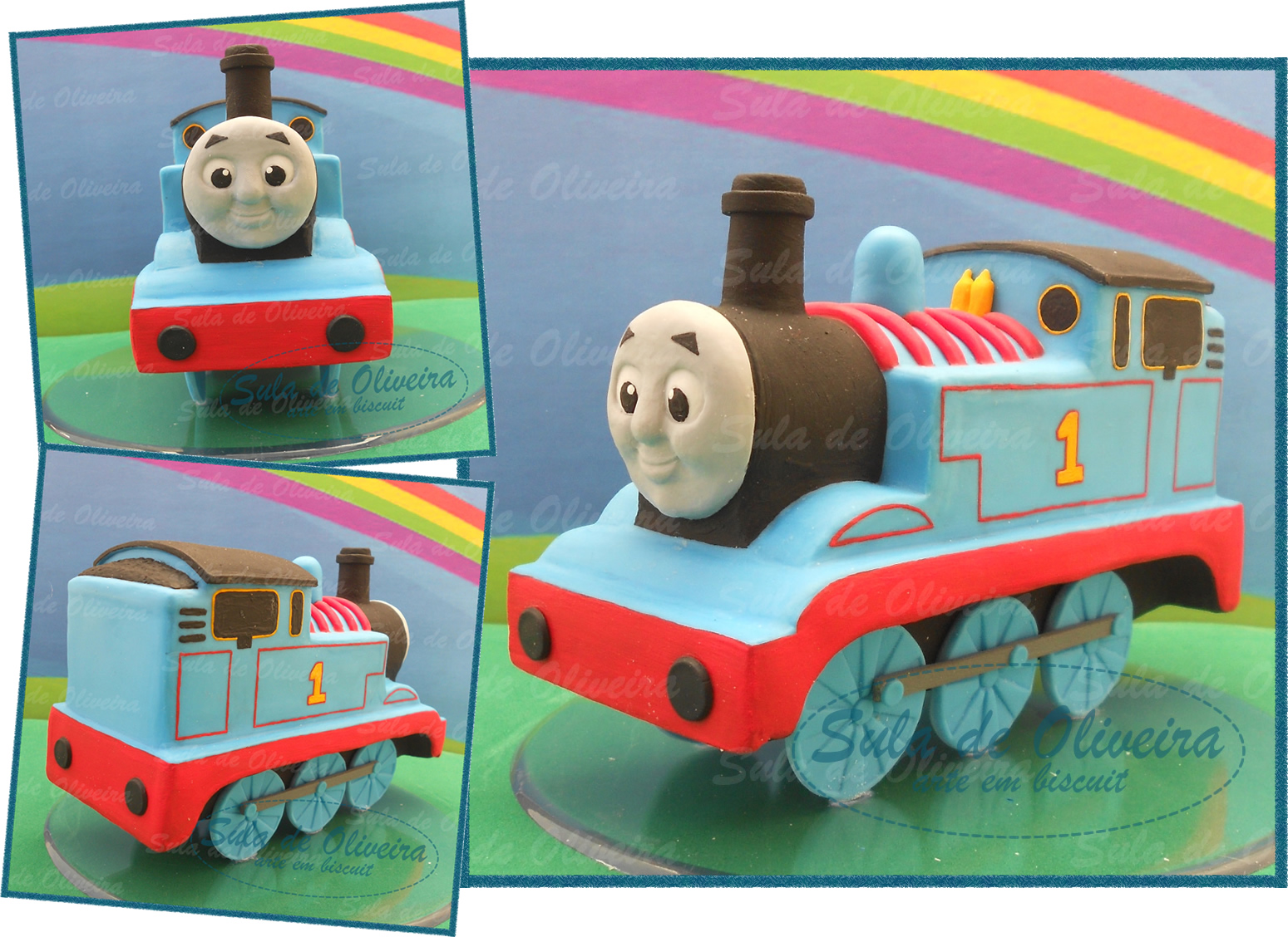 Fundo De Aniversario De Thomas O Trem