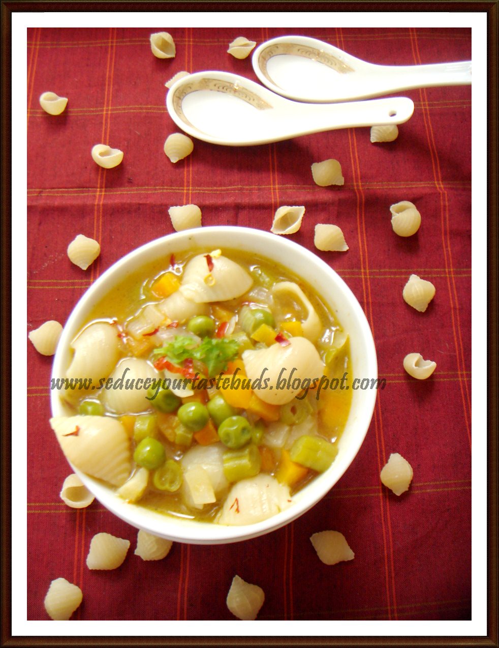 Pasta Vegetable Soup - Seduce Your Tastebuds...