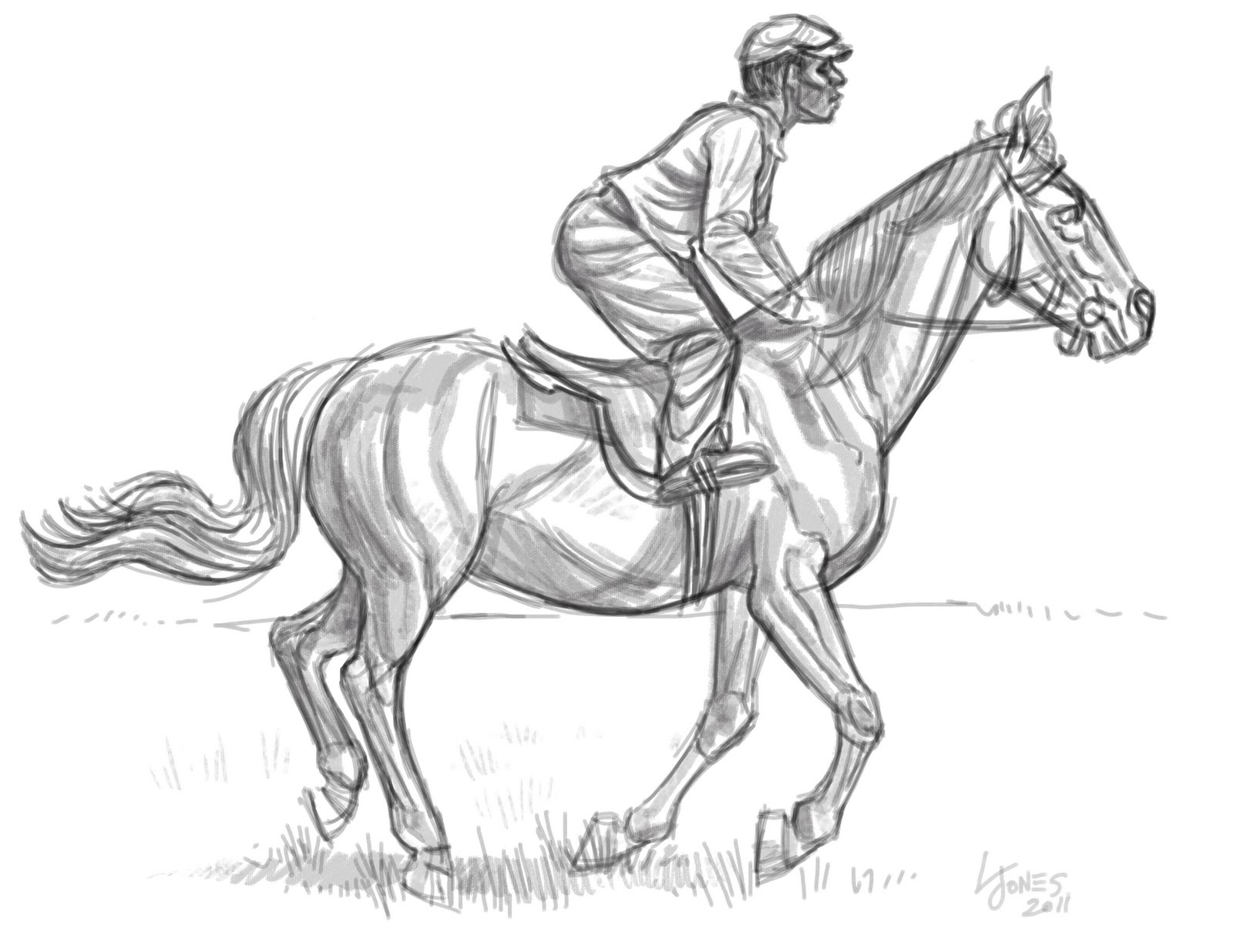 Gravy Productions: Horse Sketchs