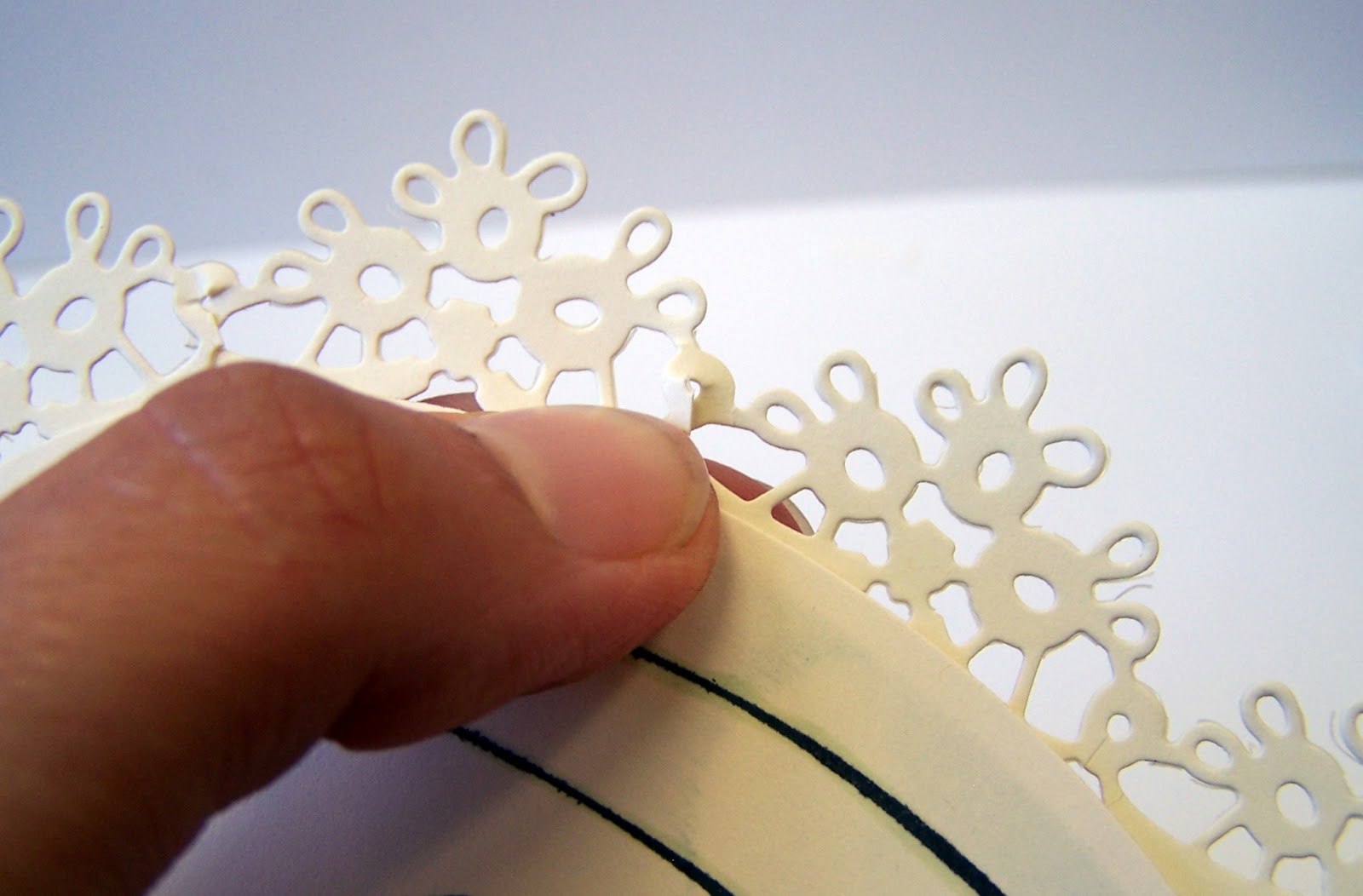Prickley Pear Stamps: Heidi's Creating Curved Lace Tutorial
