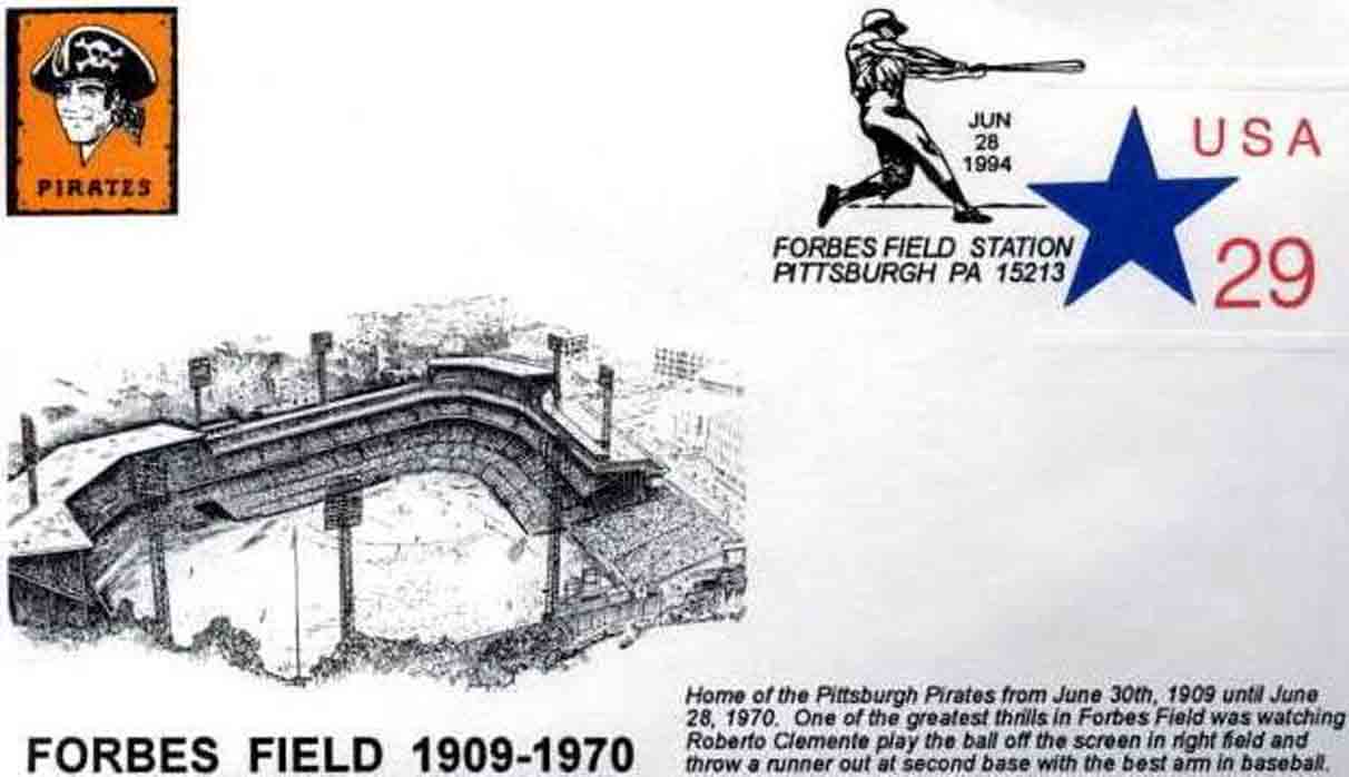Baseball Stamps & Postmarks: Forbes Field