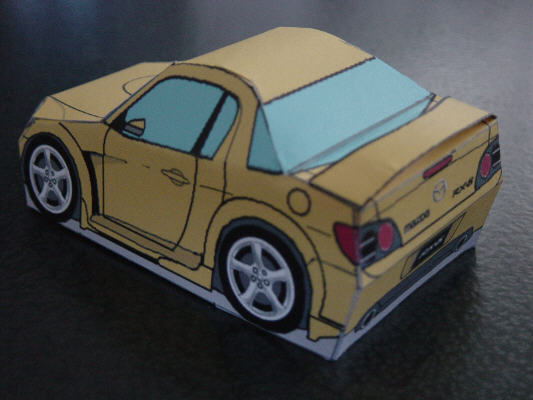 Brunei RE Club: Paper Craft RX-8
