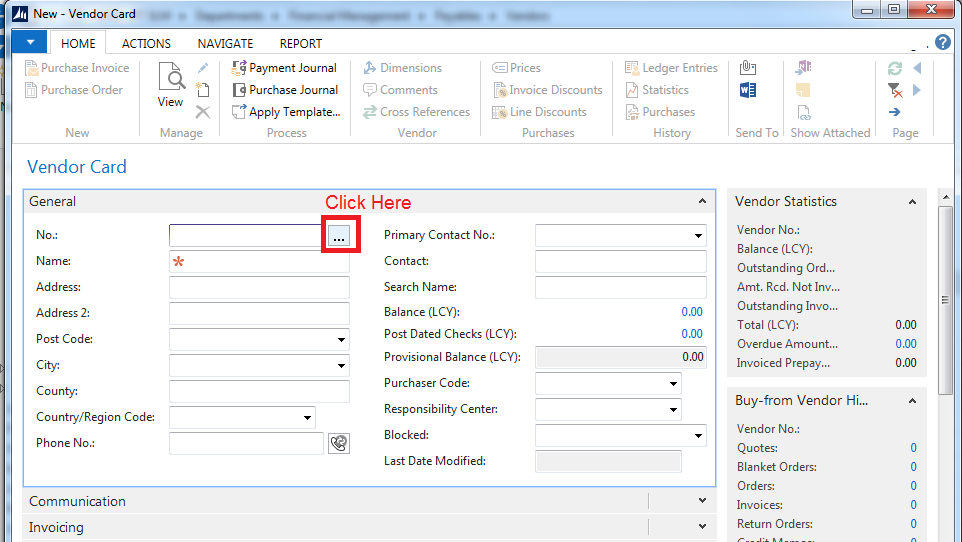 About Computer: Vendor numbering series in Navision