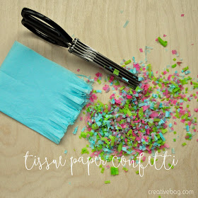 the creative bag blog: diy confetti poppers and make your own confetti