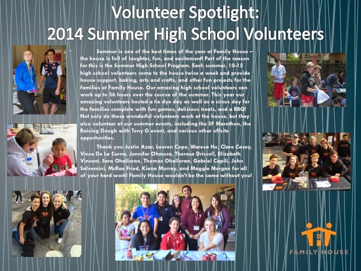 Home And Family : Volunteer Spotlight: 2014 Summer High School Volunteers