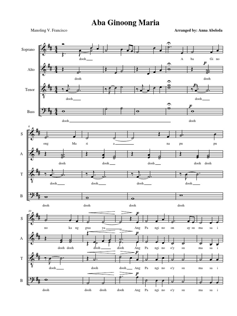 aba ginoong maria - philippin news collections