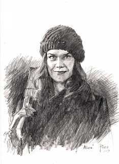 Burning Monster: A Sketch-Blog: Alice Morgan From Luther