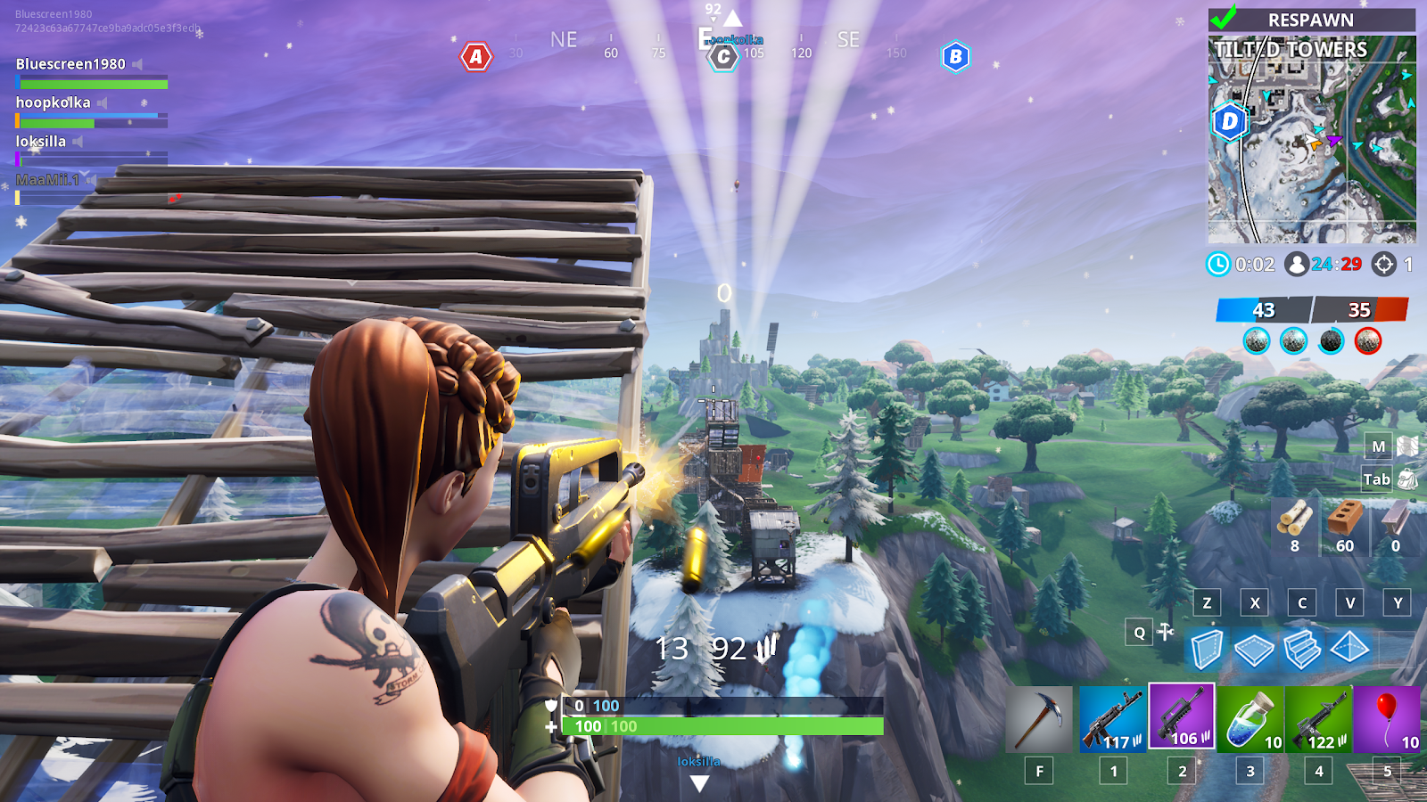 Peli-Rami: Fortnite Battle Royale