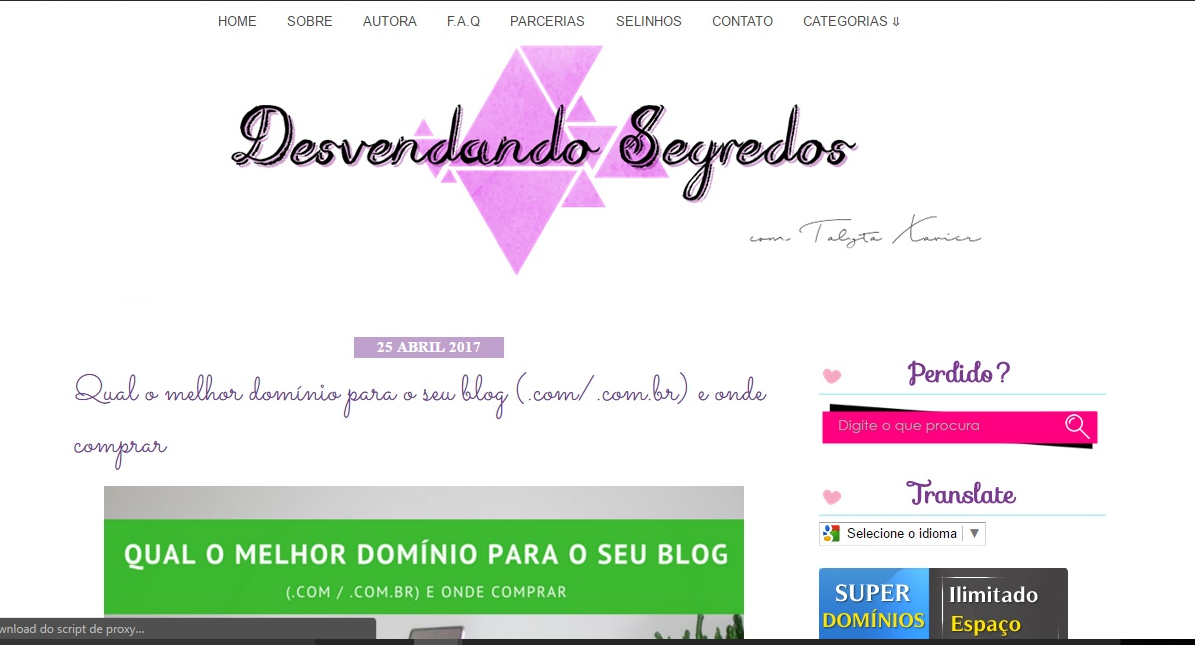 Retrospectiva do blog em 2017 - Desvendando Segredos com Talyta Xavier