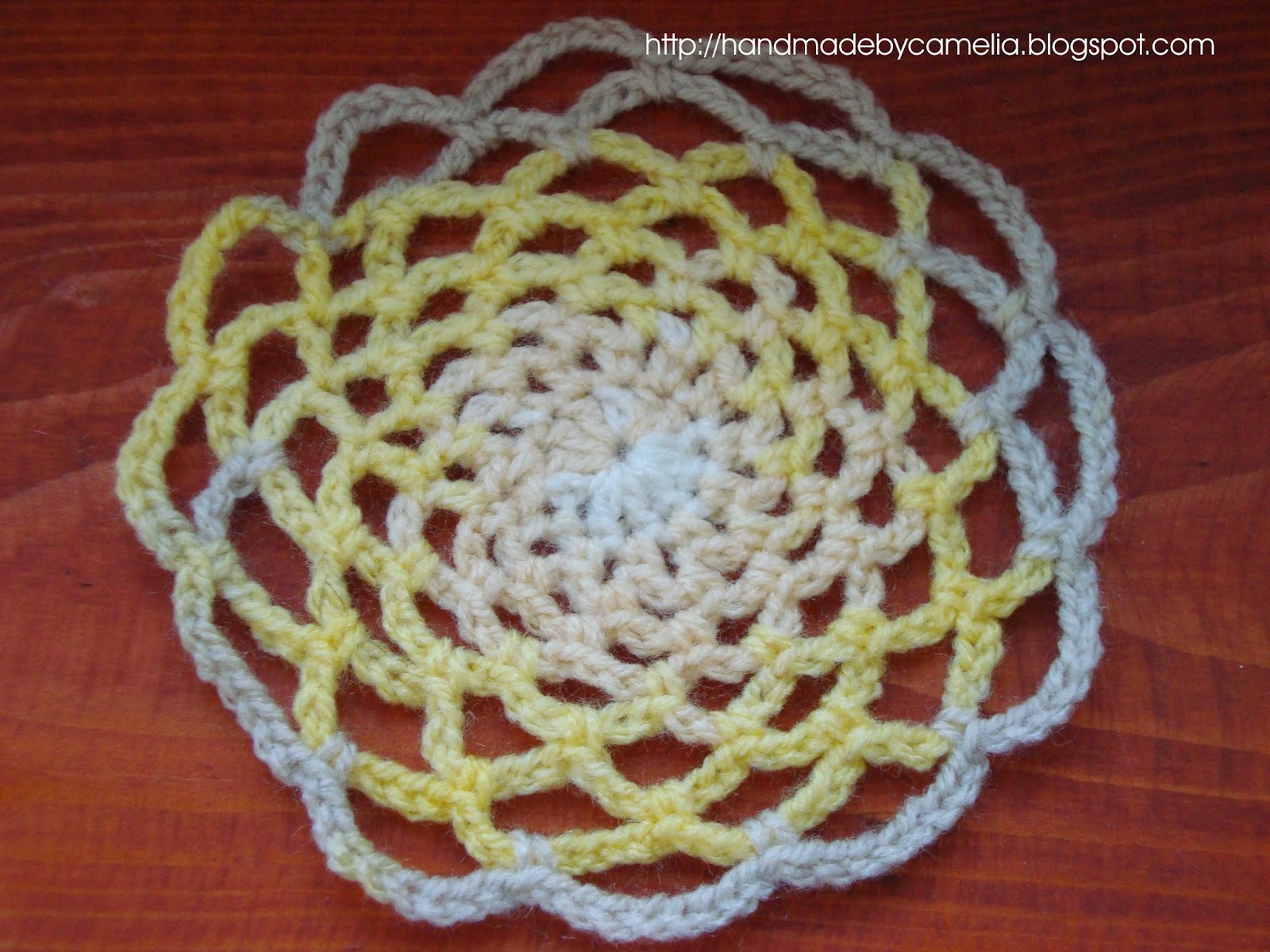 Handmade by Camelia: Motif crochet - Circles #1