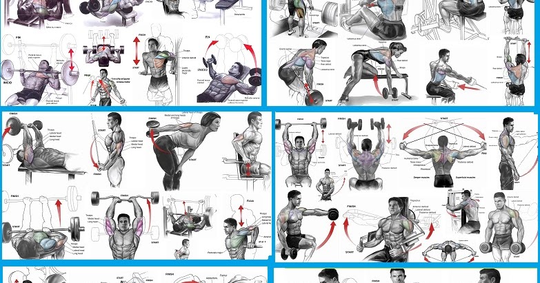 Best Workout Routines for Men ~ multiple fitness