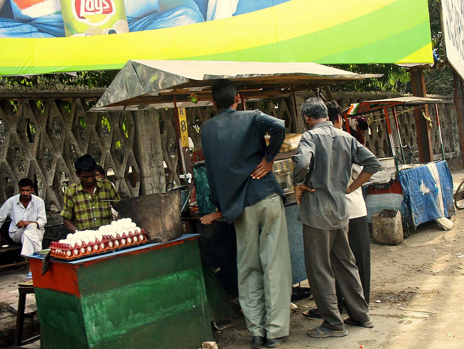 Stock Pictures: Road-side food stalls or street food