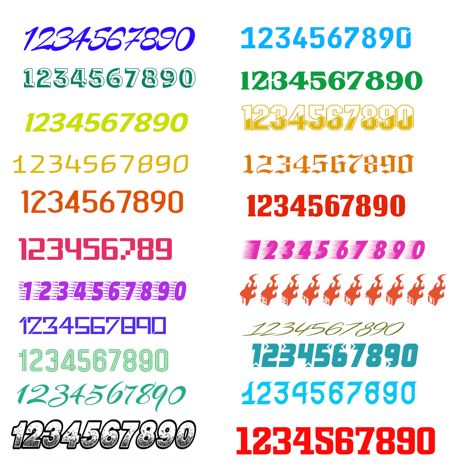 25+ Font Desain Stiker Racing