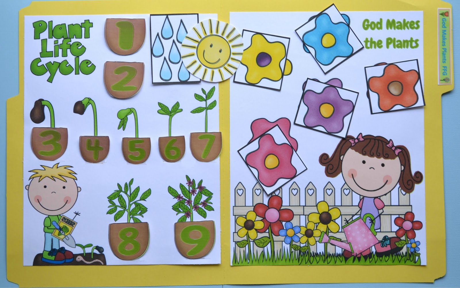 Bible Fun For Kids: God Makes Flowers and Plants