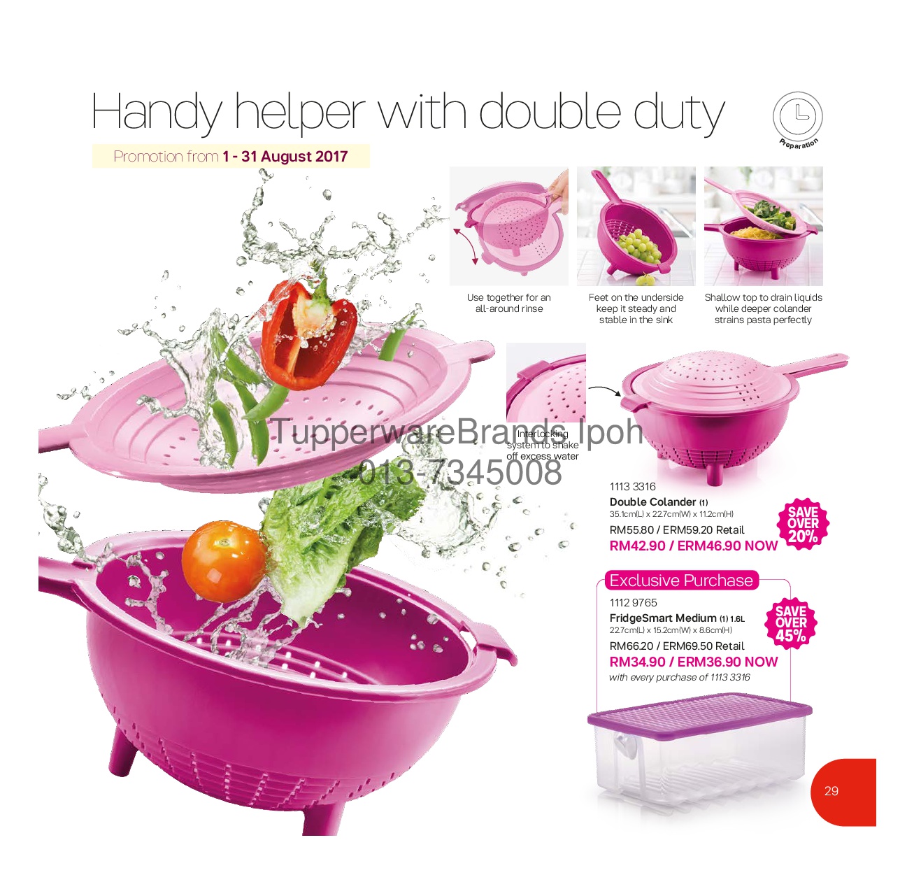Kempen 6: Tupperware Catalog 14 August - 30 September 2017 - Tupperware Brands Ipoh | Tupperware ...