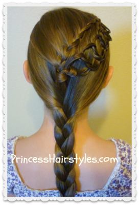Feather Chain Braid Hairstyles | Hairstyles For Girls - Princess Hairstyles