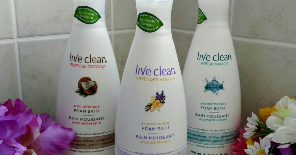 Health and Beauty Girl : Live Clean Introduces New Aromatherapy Foam Baths