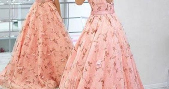 Fαshiση Gαlαxy 98 ☯: V neck pink long fork prom dress - fork dress