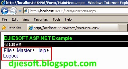 Extra Game: Belajar ASP NET 3 Tutorial Membuat MainMenu Via MasterPage VB NET