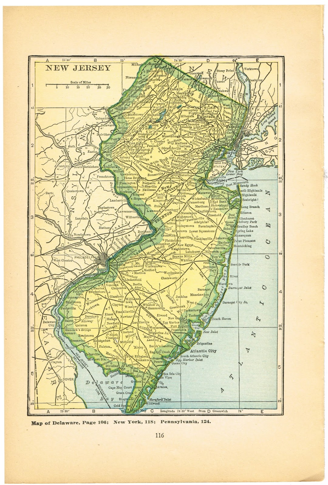 Antique Graphics Wednesday - 1900's Maps of the World & ALL 50 States ...