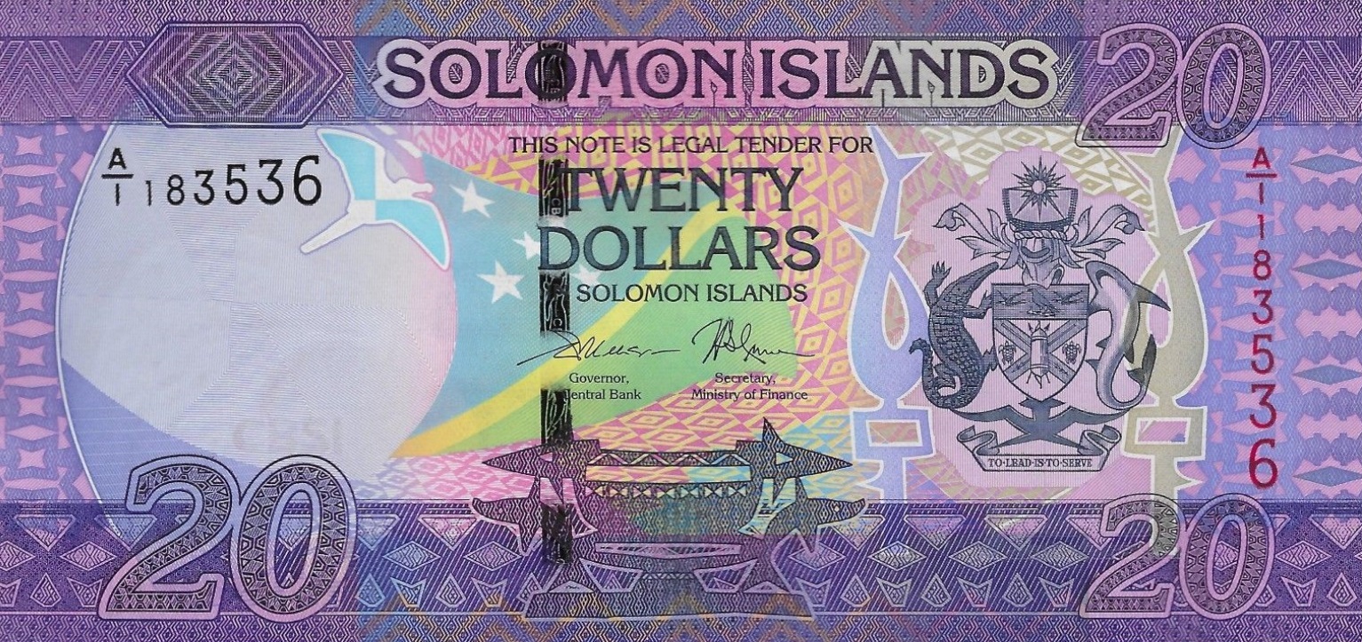 Bank Notes of the World: Bank note from Solomon Islands