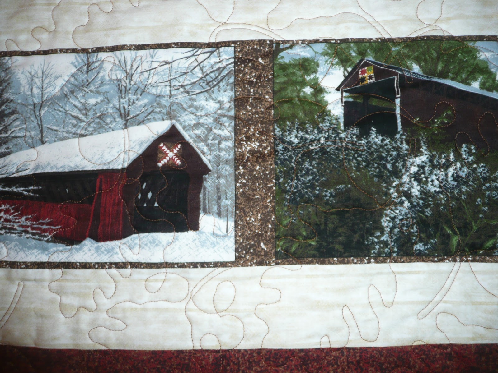 Acorn Ridge Quilting: Carolyn's Covered Bridges Quilt