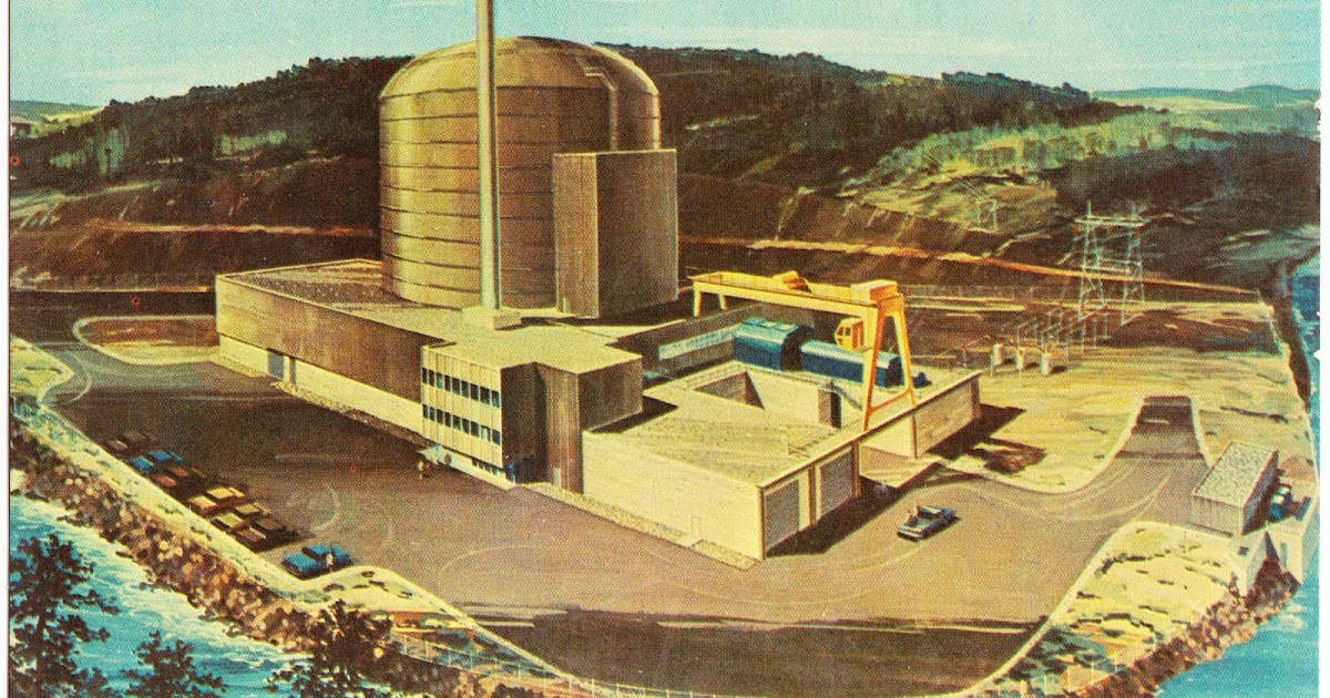 Papergreat: Postcard: Artist's conception of Peach Bottom Atomic Power ...