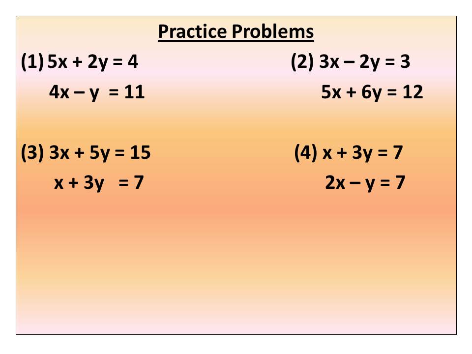 Math 10: CHAPTER-2: SIMULTANEOUS EQUATIONS