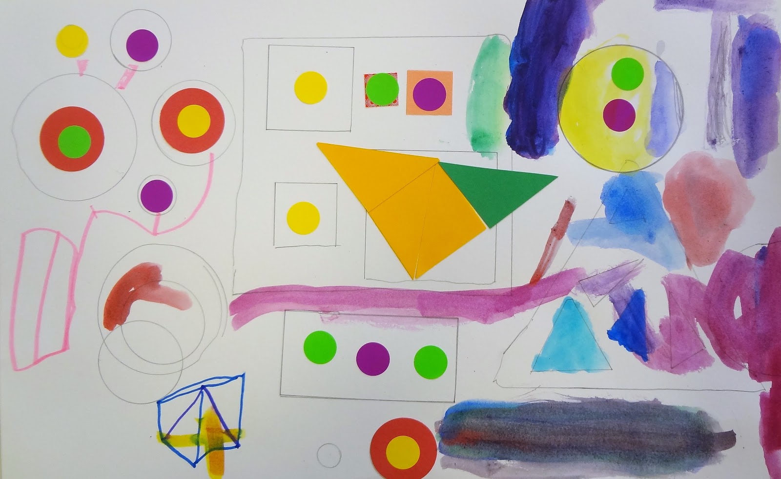 Art with Mrs. Kim : Pre-K : shape exploration