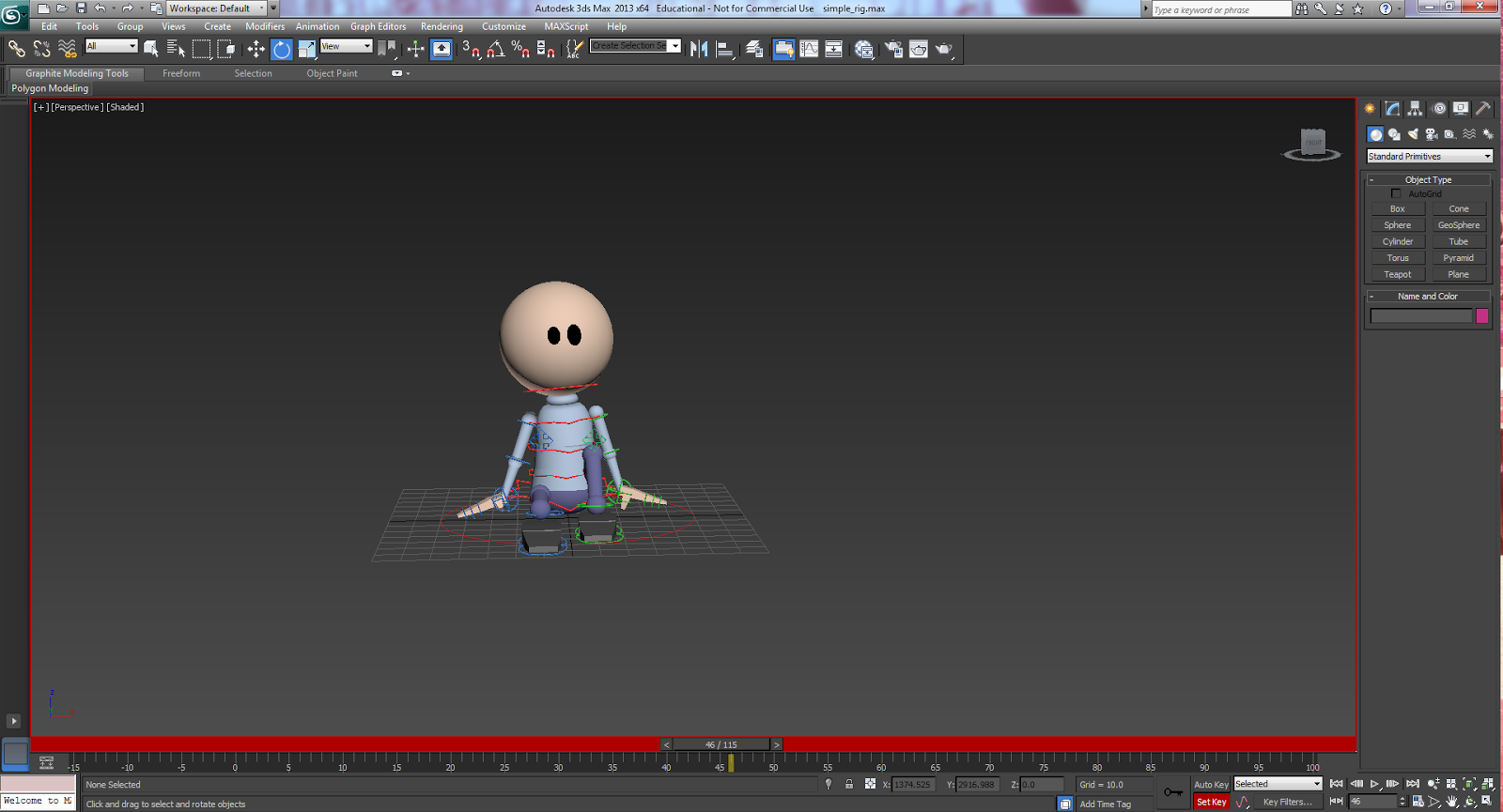 3D Animation For Games: Simple Rigging Poses