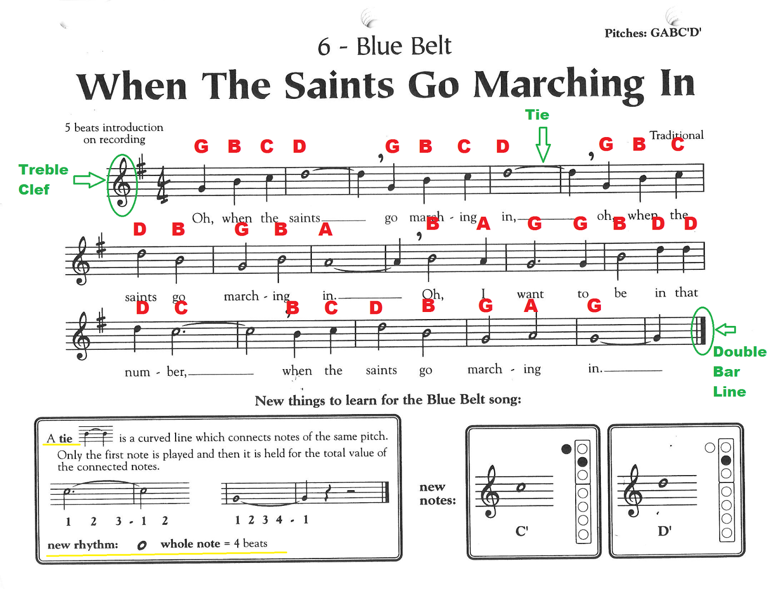 Mrs. Caughlan's Music Class: Blue Belt