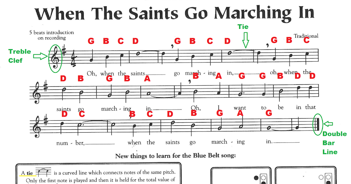 Mrs. Caughlan's Music Class: Blue Belt